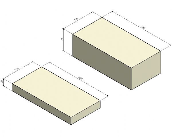 Fire Brick Dimensions